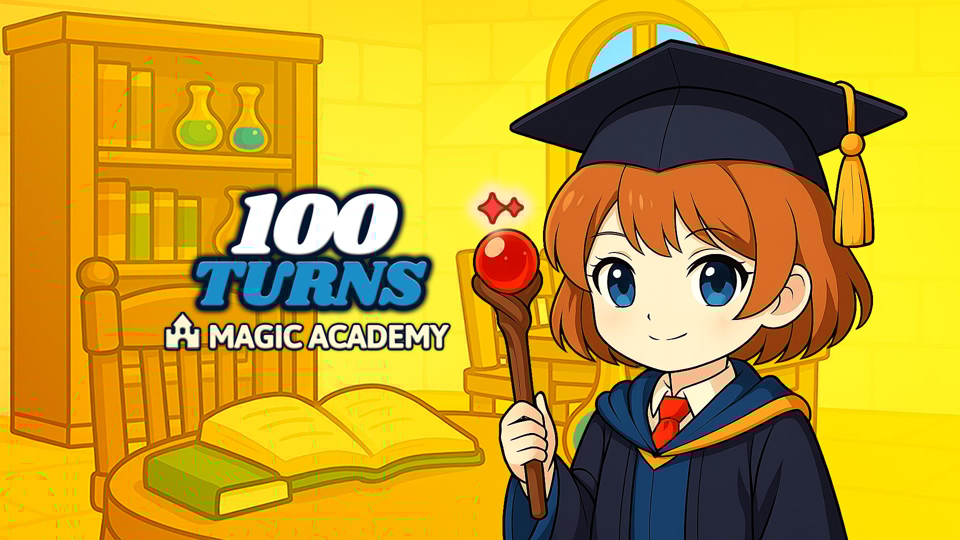 100 Turns to Graduate: Magic Academy 🕹️ Joue sur CrazyGames!