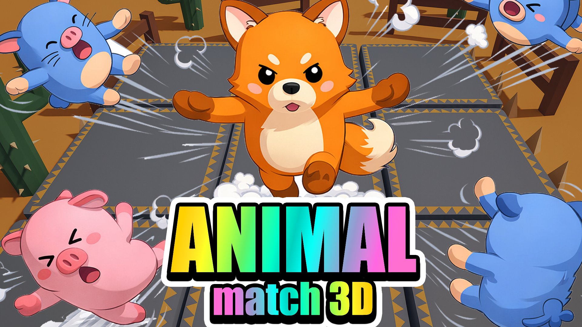 Animal Match 3D 🕹️ Juega en CrazyGames