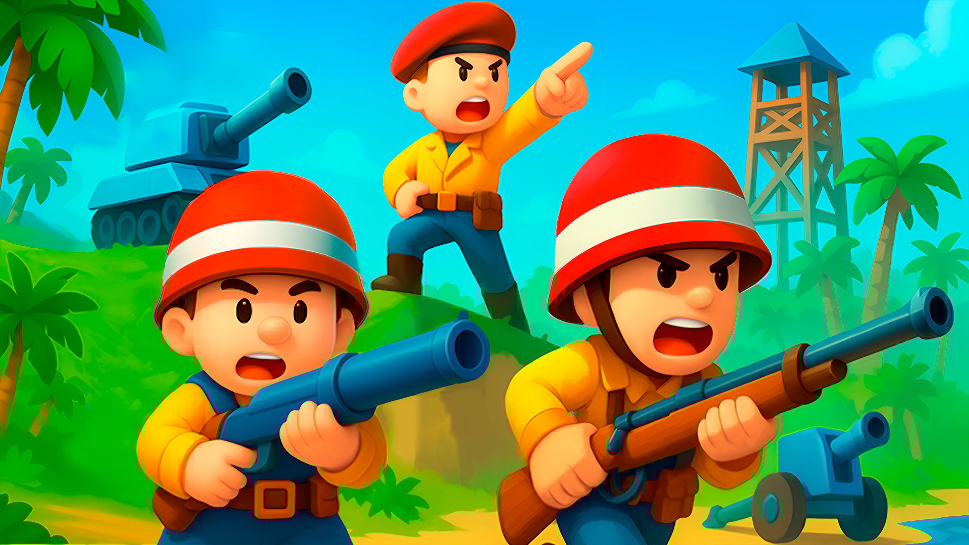 Army General: Battle & Tank Strategy 🕹️ Spill Gratis på CrazyGames