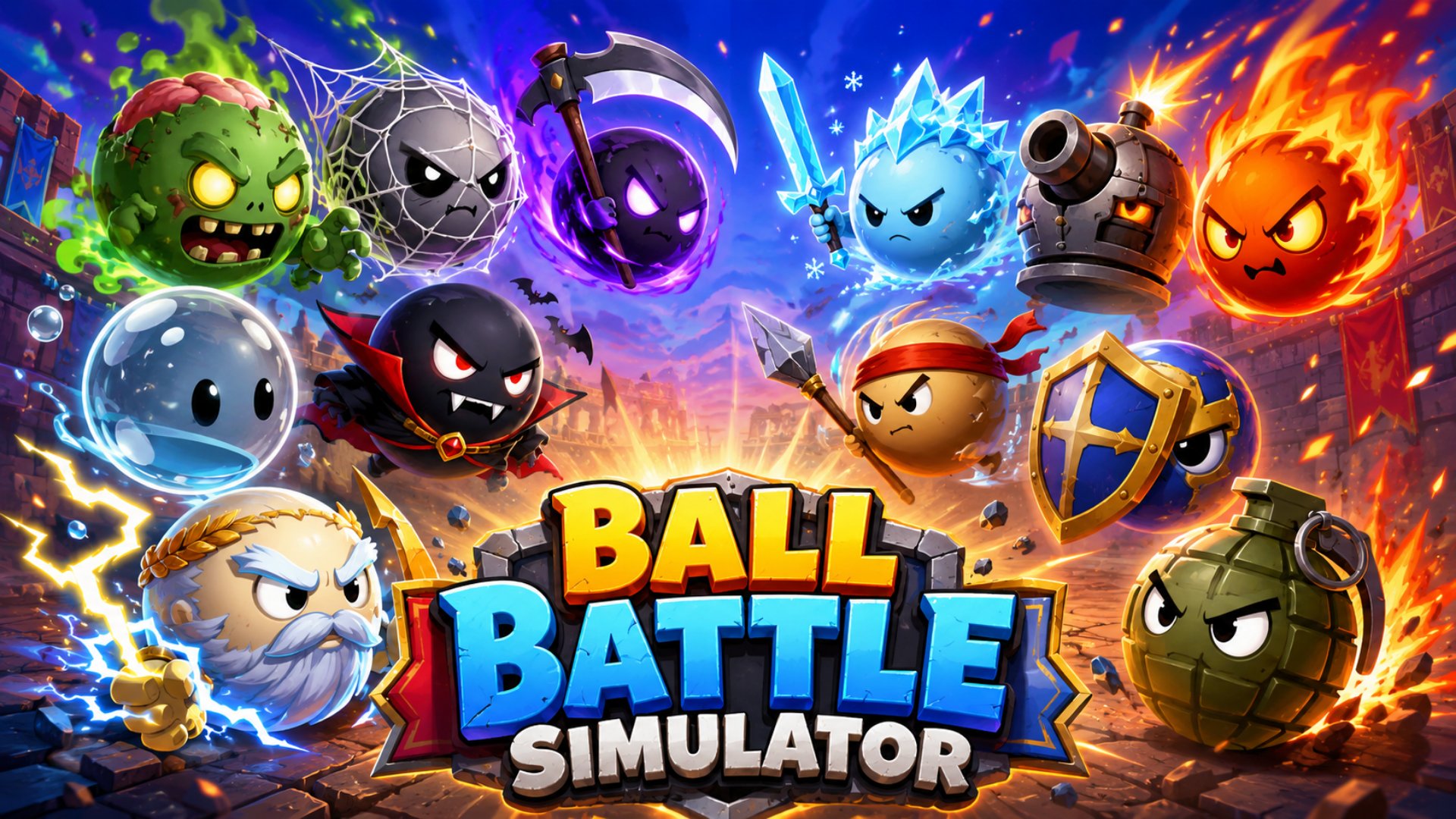 Ball Battle Simulator 🕹️ Play on CrazyGames