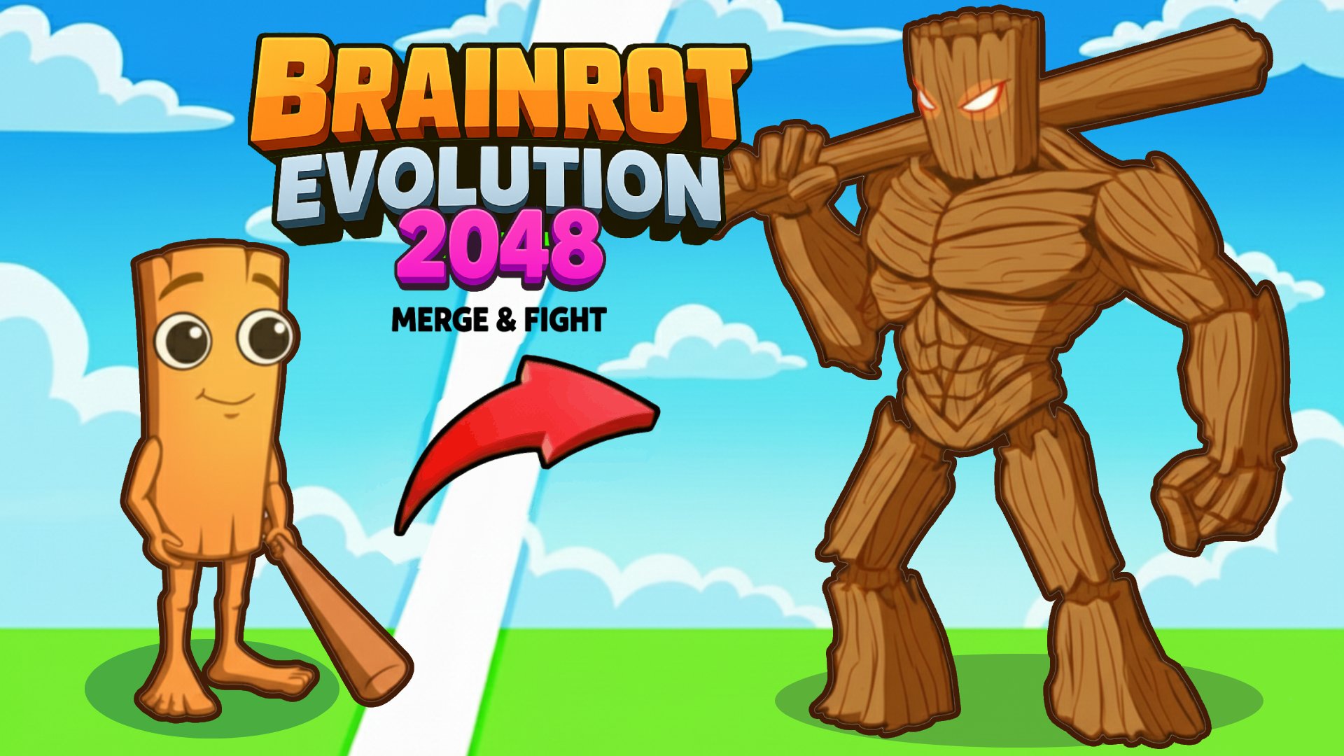 Brainrot Evolution: 2048 Merge Fight 🕹️ Play on CrazyGames