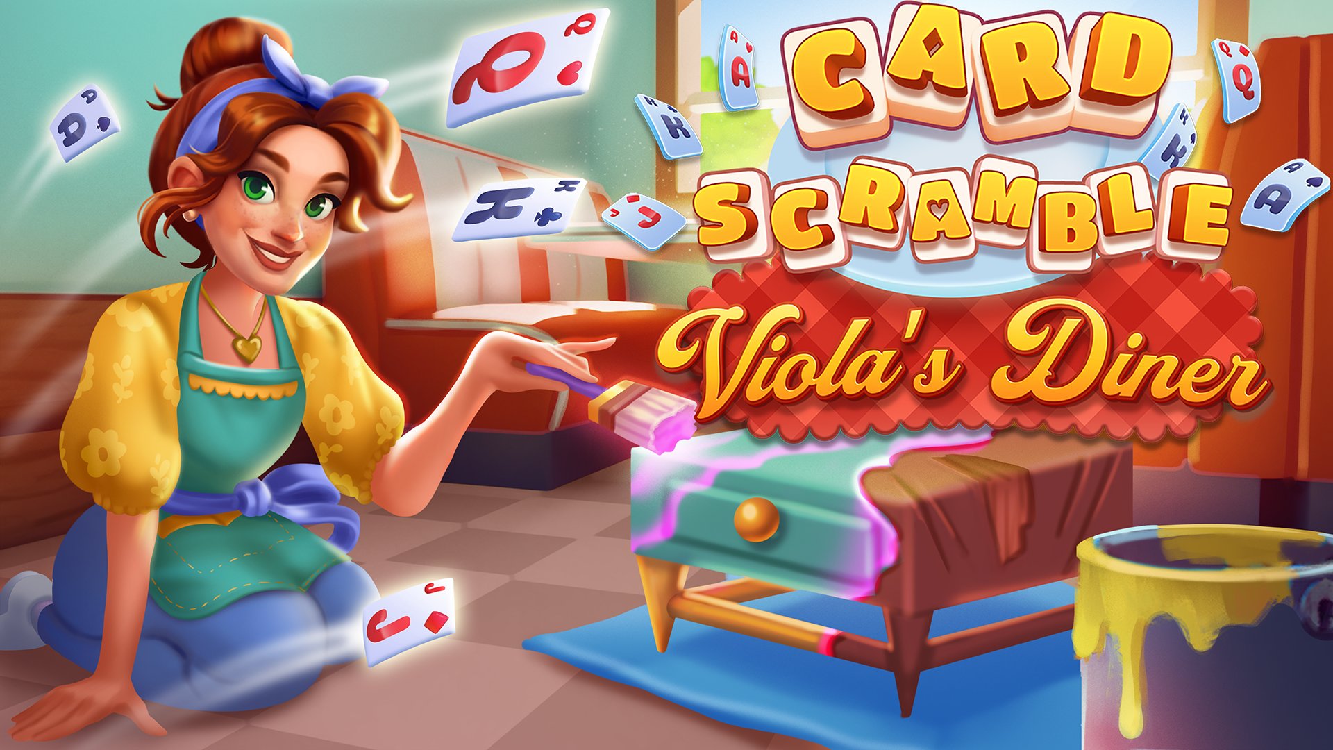 Card Scramble: Viola's Diner 🕹️ Play on CrazyGames