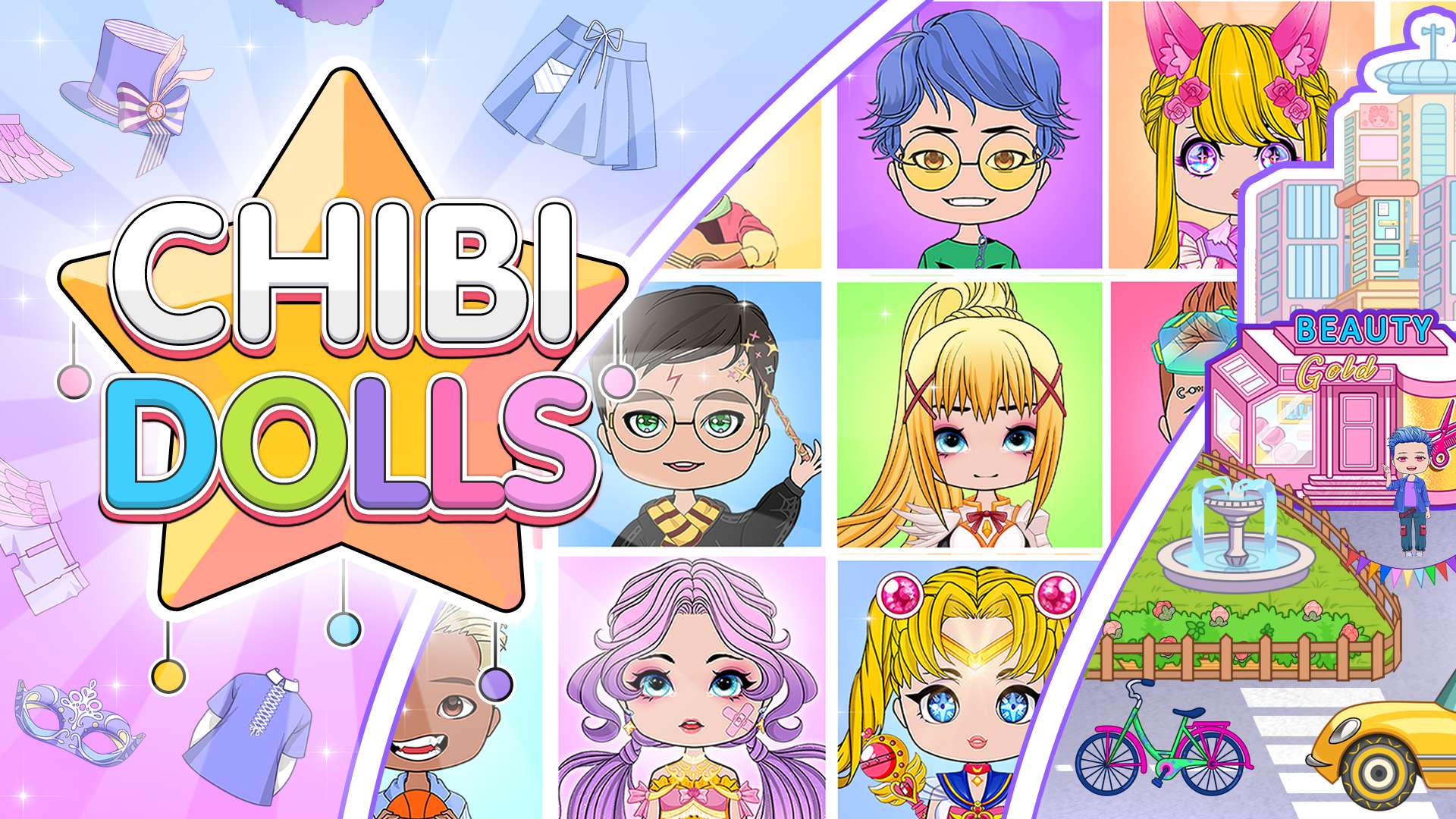 Personnages De Jeux Vidéo Chibi