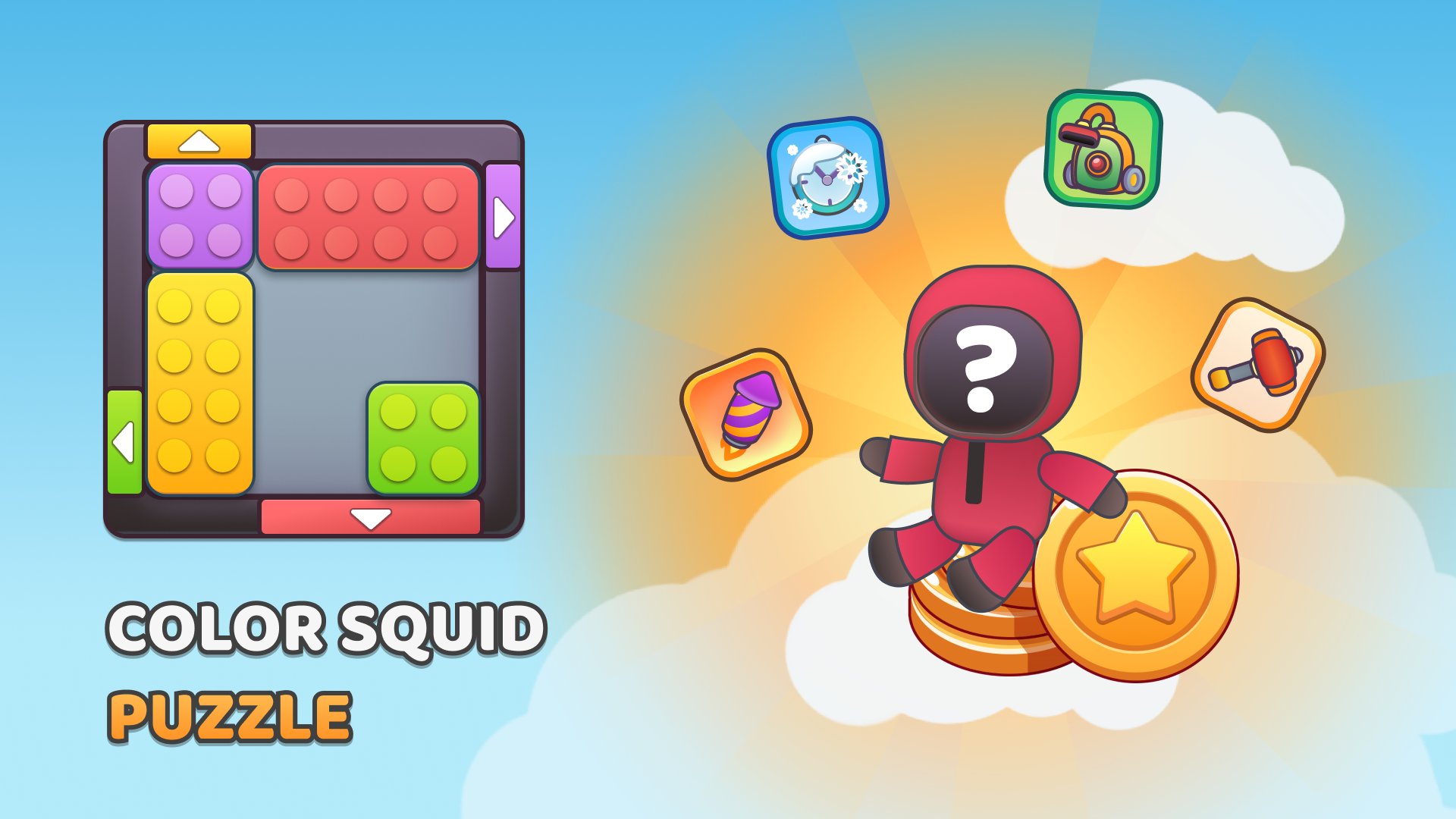 Color Squid Puzzle 🕹️ Jogue na CrazyGames