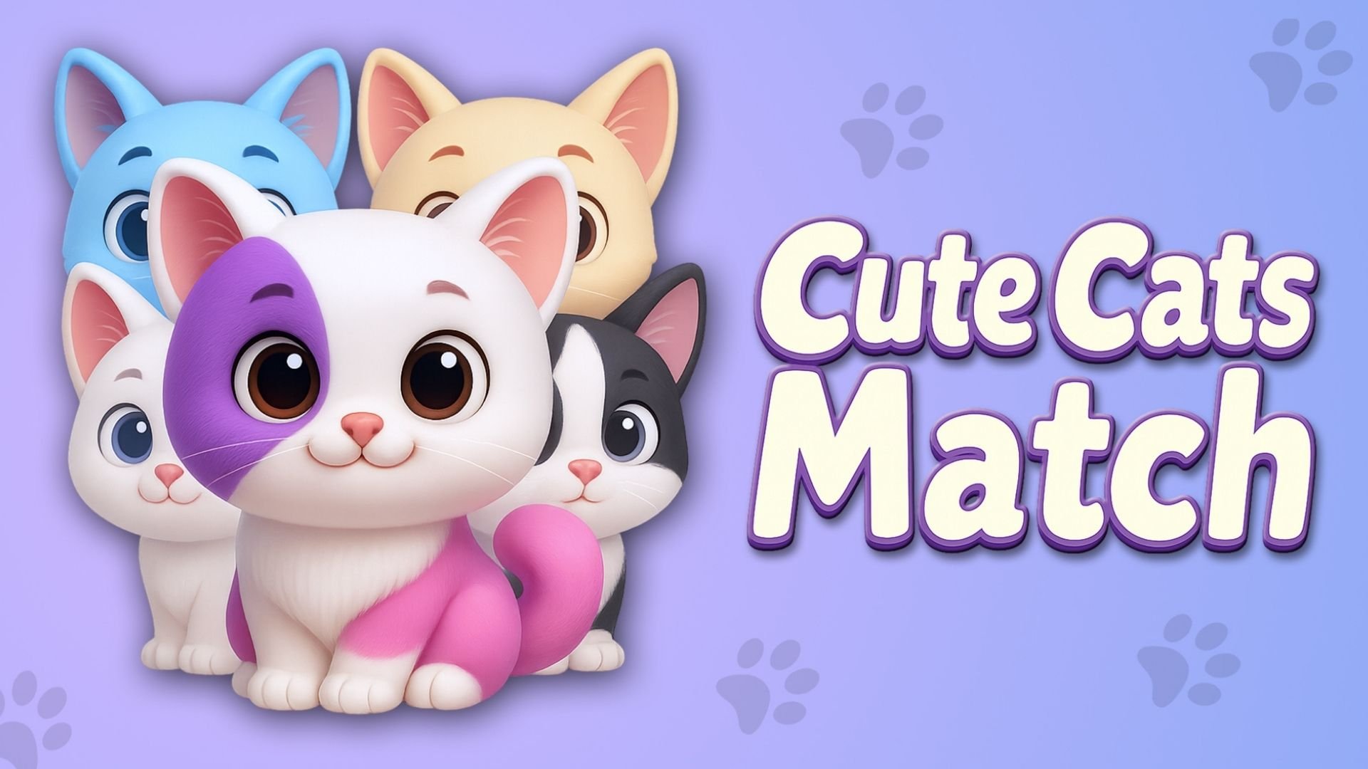 Cute Cats Match 🕹️ CrazyGames에서 무료로 플레이 하세요!