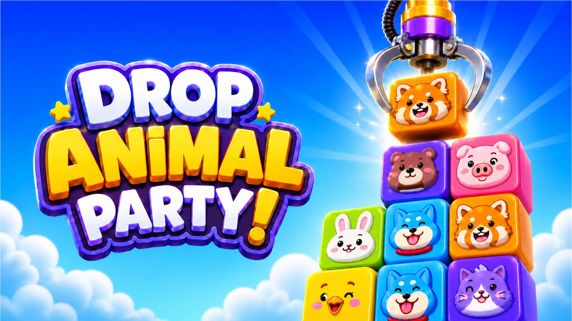 Drop Animal Party 🕹️ Play on CrazyGames