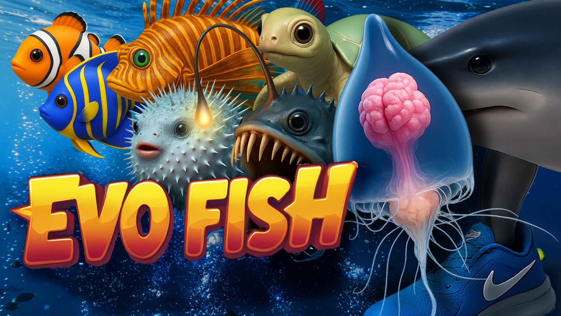 Evo Fish 🕹️ Hraj na CrazyGames