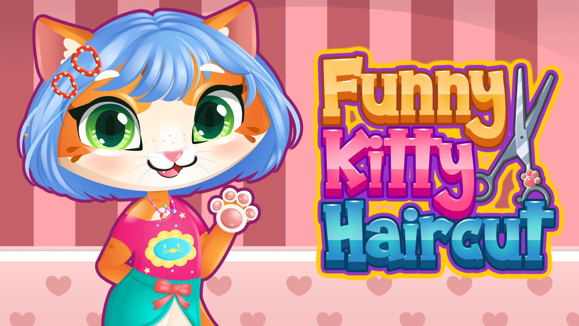 Funny Kitty Haircut 🕹️ Pelaa Ilmaiseksi CrazyGames