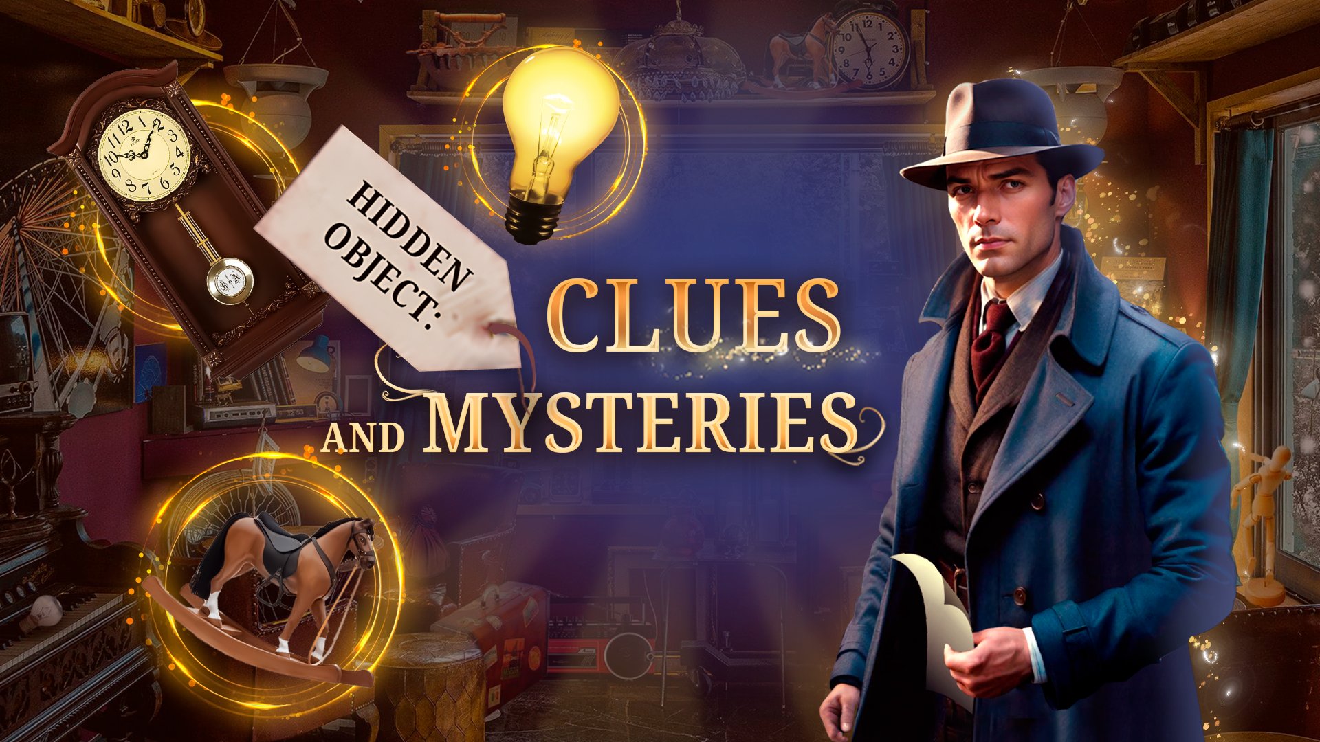 Hidden Object: Clues and Mysteries 🕹️ Jogue na CrazyGames