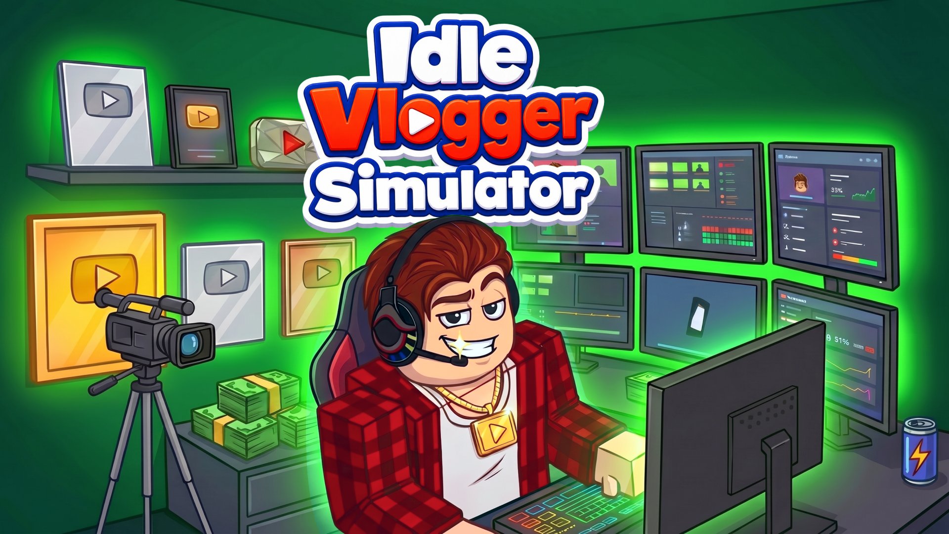 Idle Vlogger Simulator 🕹️ Play on CrazyGames