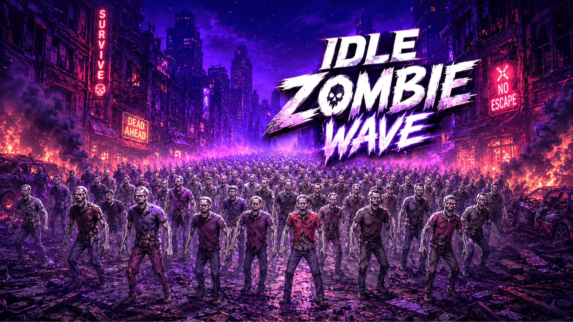 Idle Zombie Wave: Survivors 🕹️ Play on CrazyGames