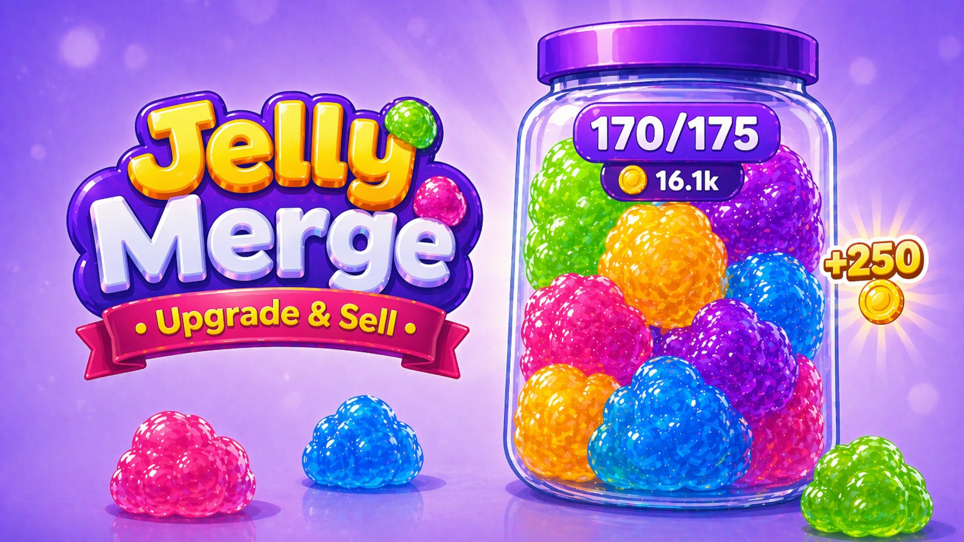 Jelly Merge: Upgrade & Sell 🕹️ Play on CrazyGames