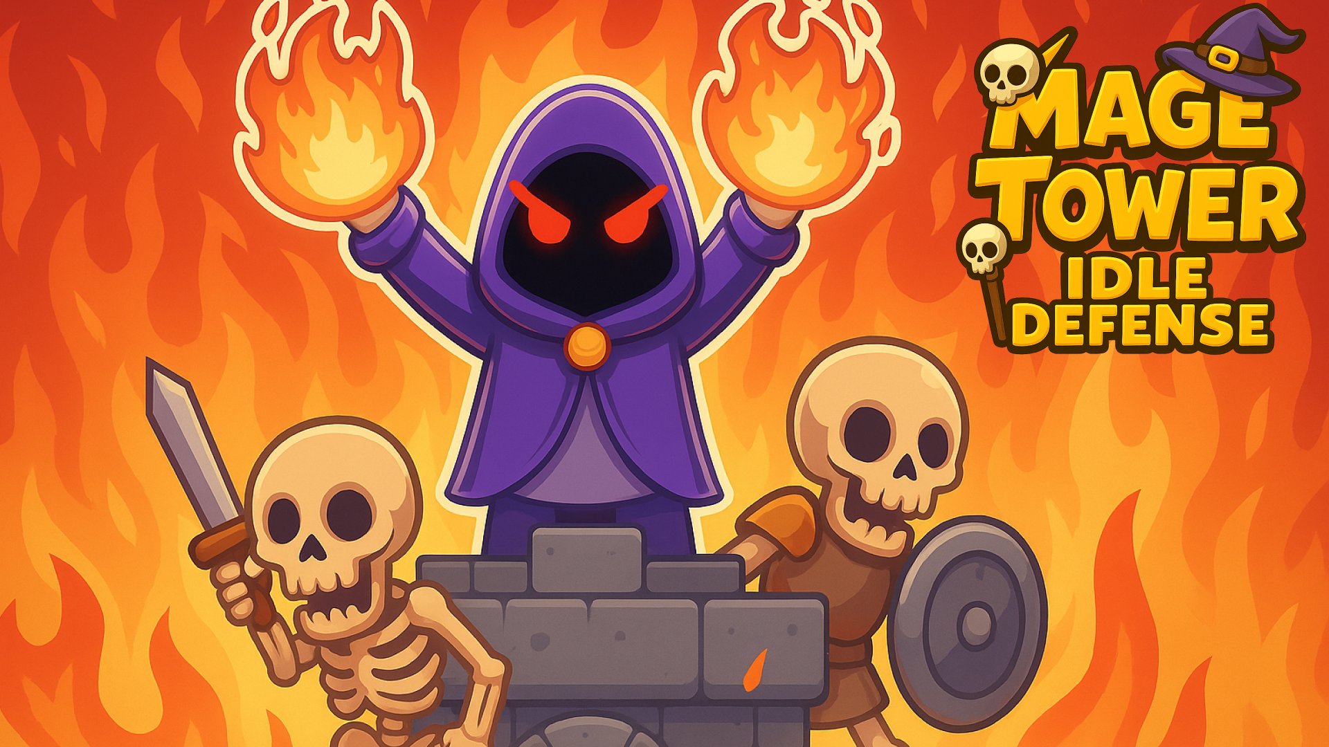 Mage Tower Idle Defense 🕹️ Play on CrazyGames