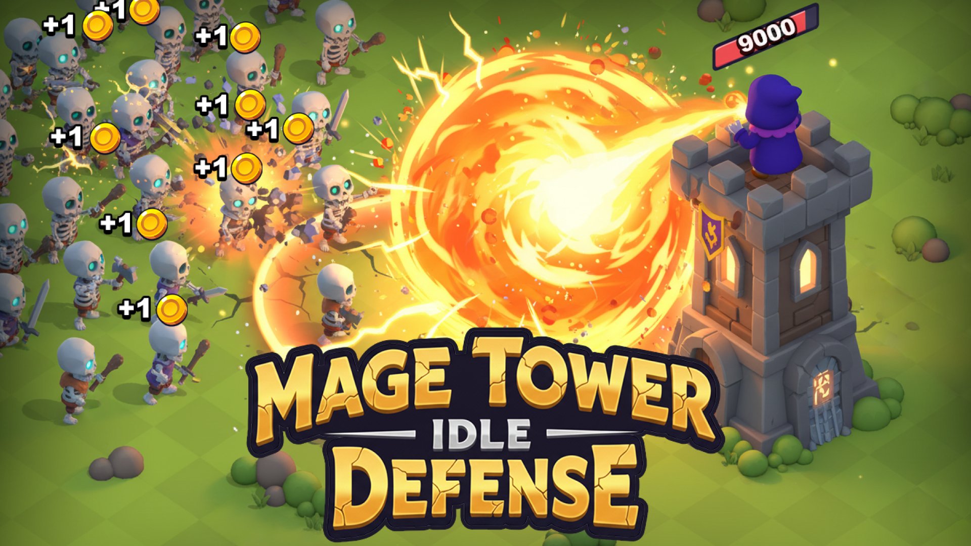 Mage Tower Idle Defense 🕹️ Mainkan di CrazyGames