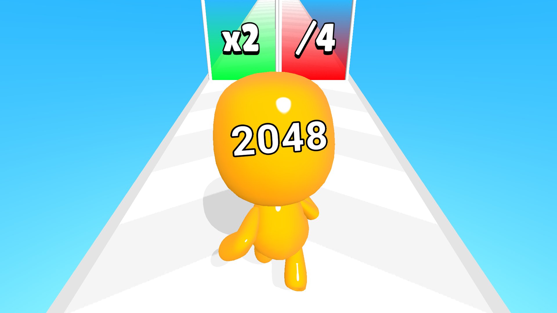 Man Runner 2048 🕹️ Mainkan di CrazyGames