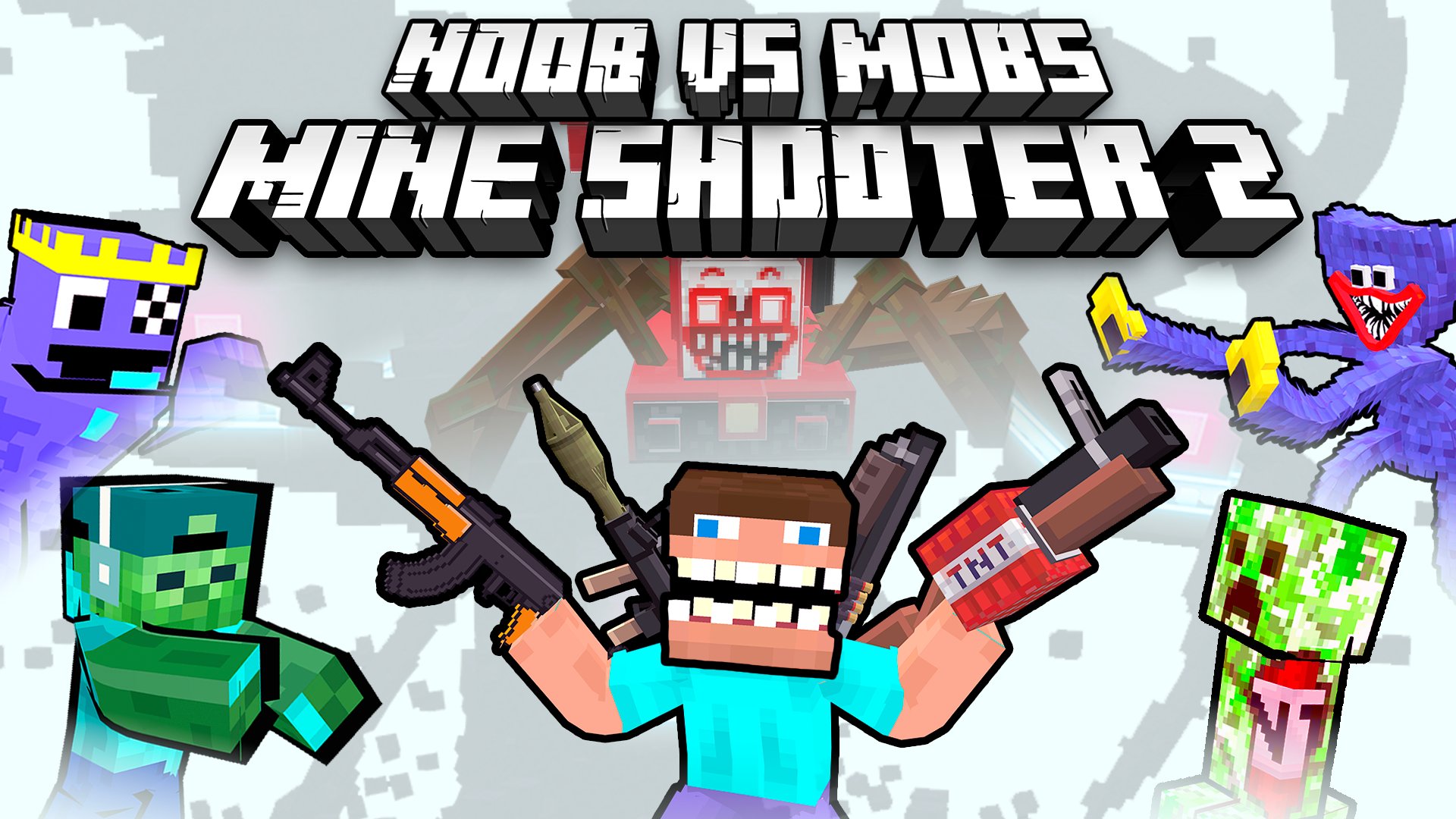 Mine Shooter 2: Noob vs Mobs 🕹️ Joue sur CrazyGames!
