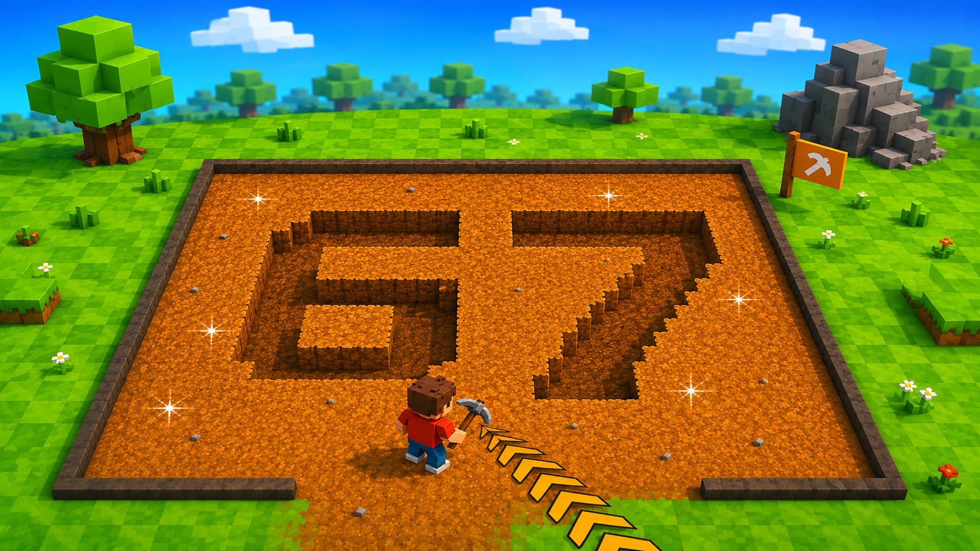 Obby: Dig Brainrots 🕹️ Play on CrazyGames