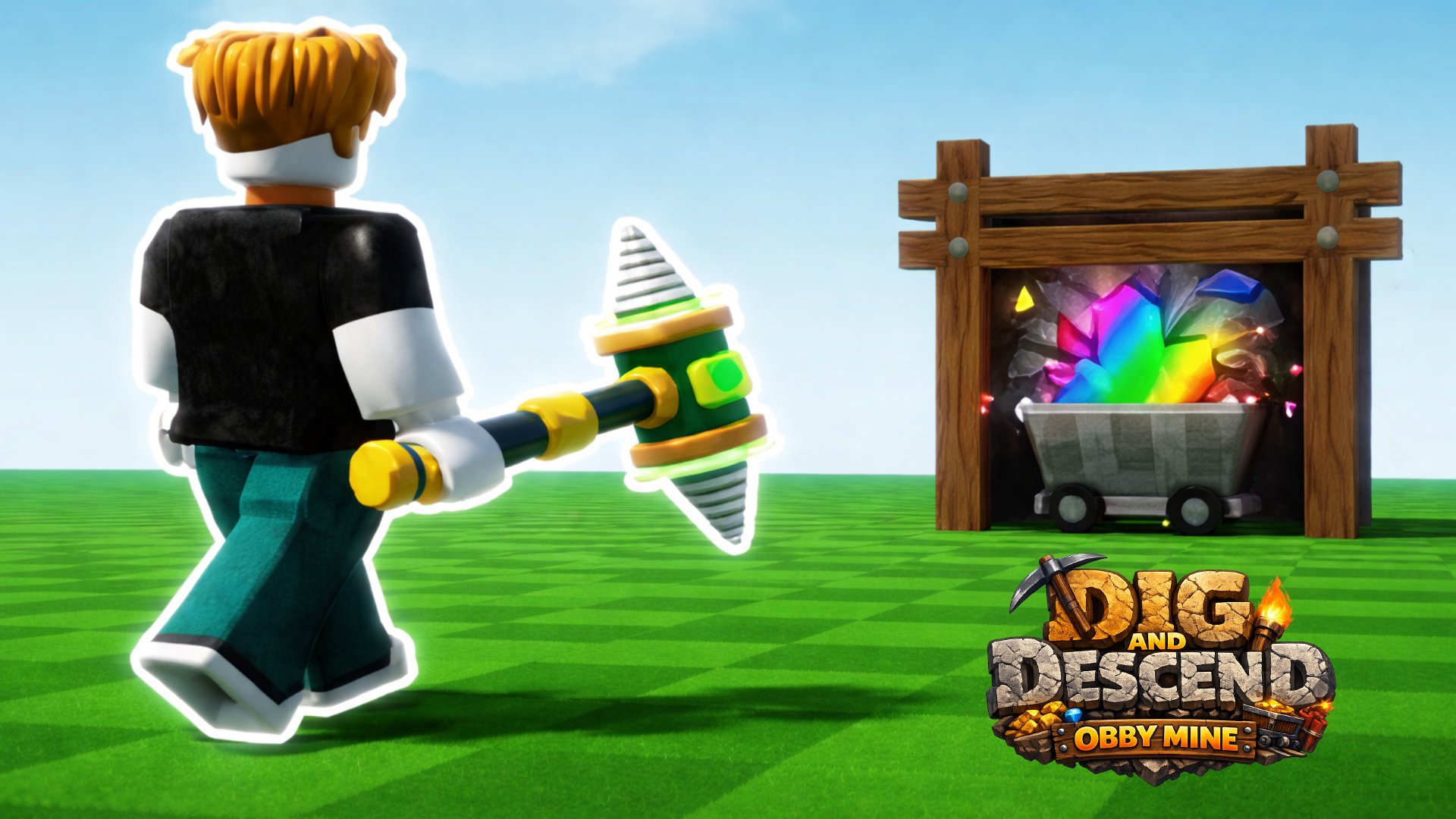 Dig and Descend: Obby Mine 🕹️ Play on CrazyGames