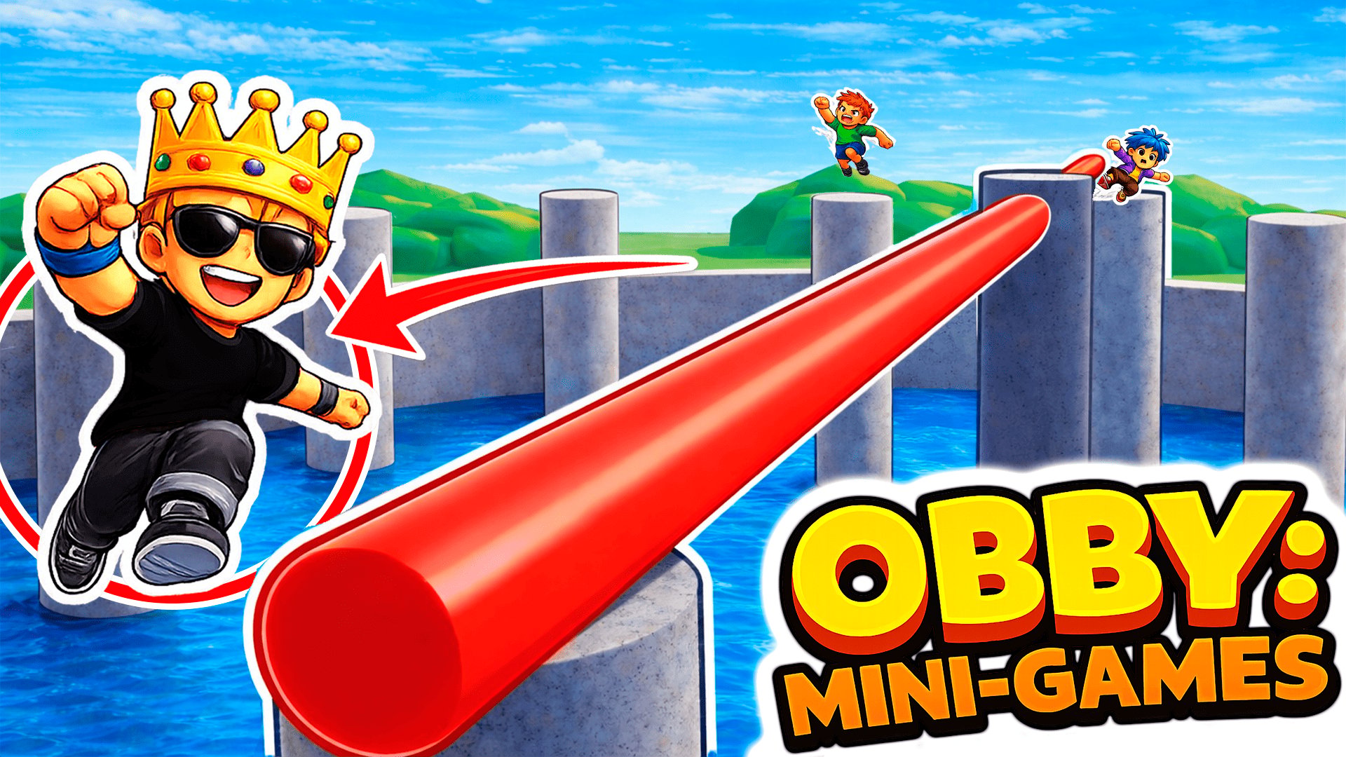 Obby: Mini-Games 🕹️ Play on CrazyGames