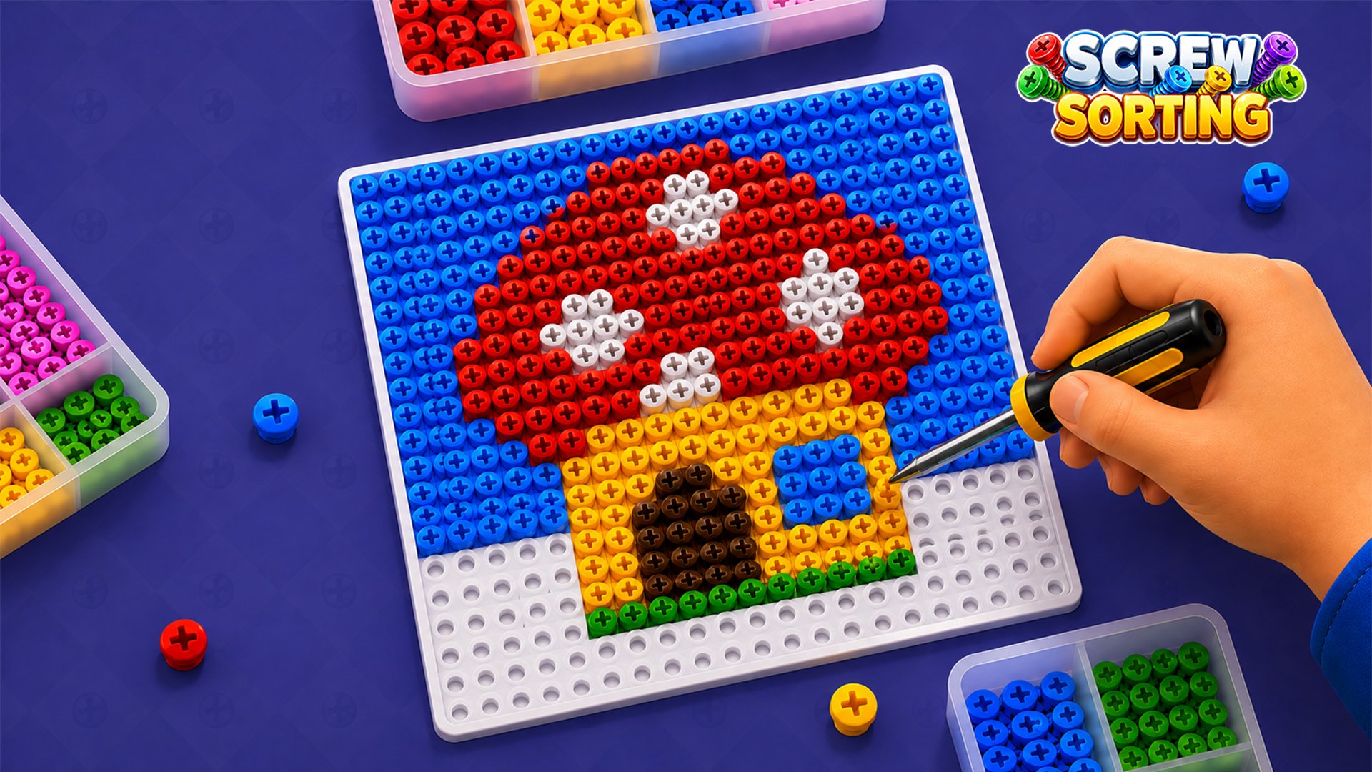 Screw Sort – Fix & Match Puzzle 🕹️ Play on CrazyGames