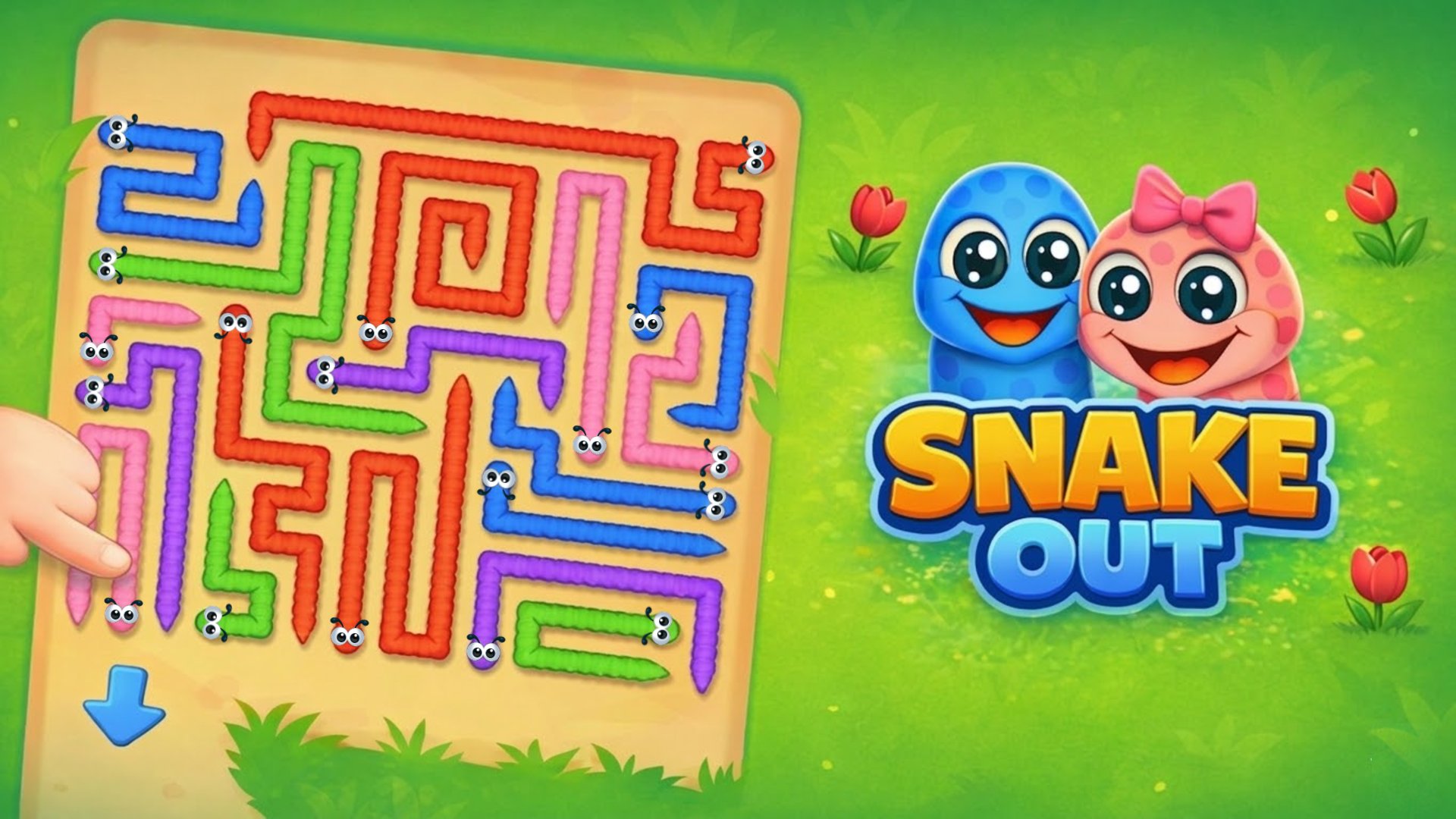 Snake Out: Maze Escape 🕹️ Play on CrazyGames