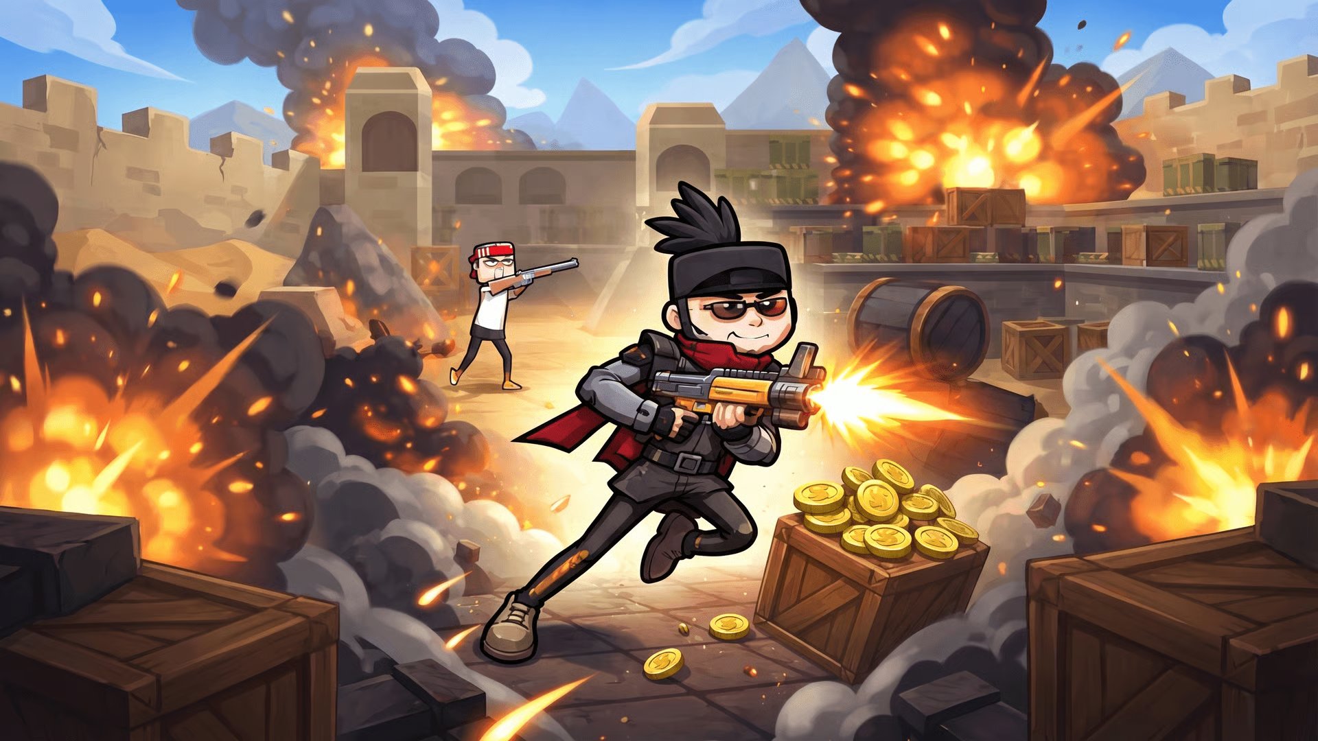 Stickman Shooter: Level Up 🕹️ Play on CrazyGames