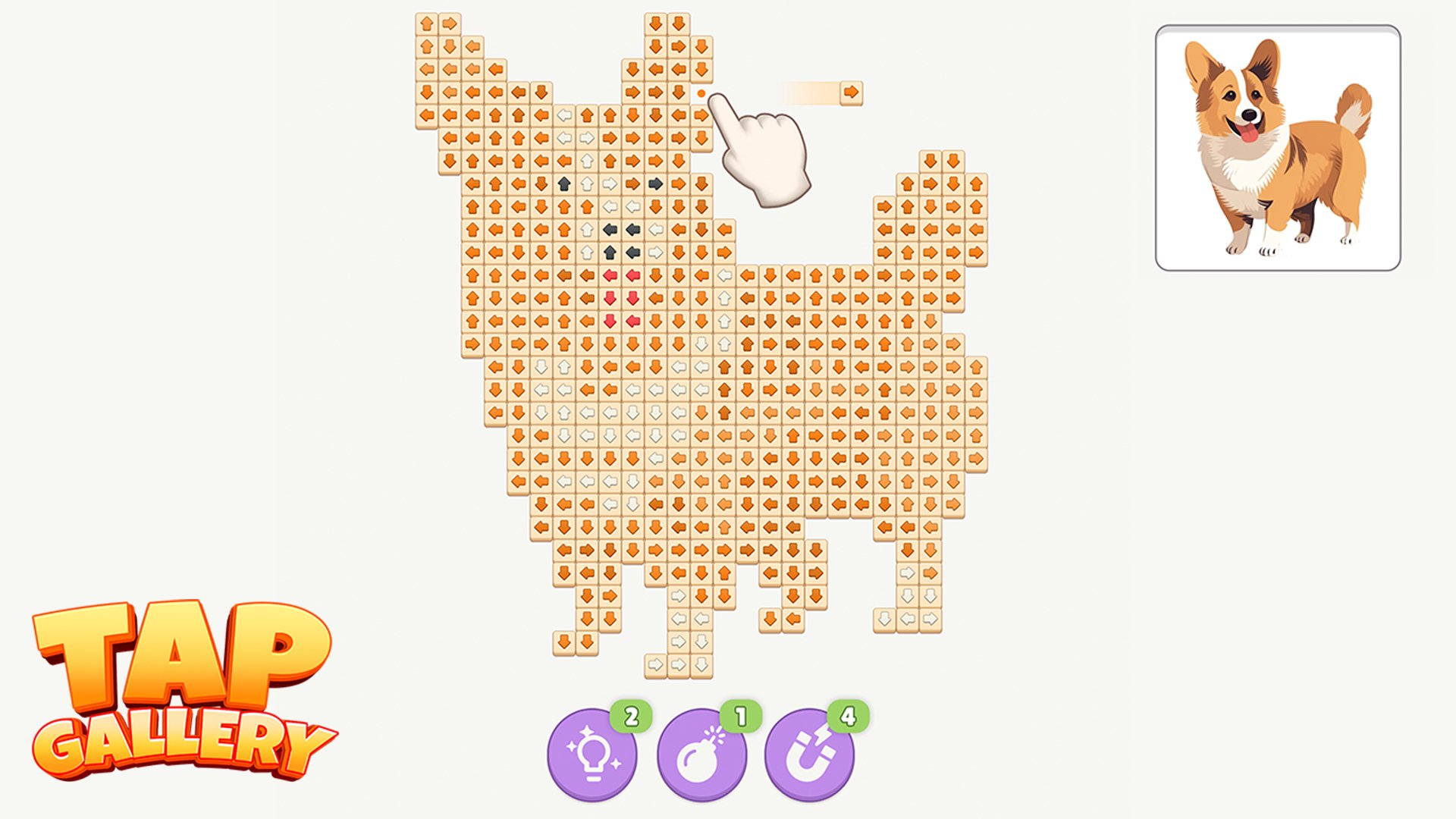 Tap Gallery 🕹️ Play on CrazyGames