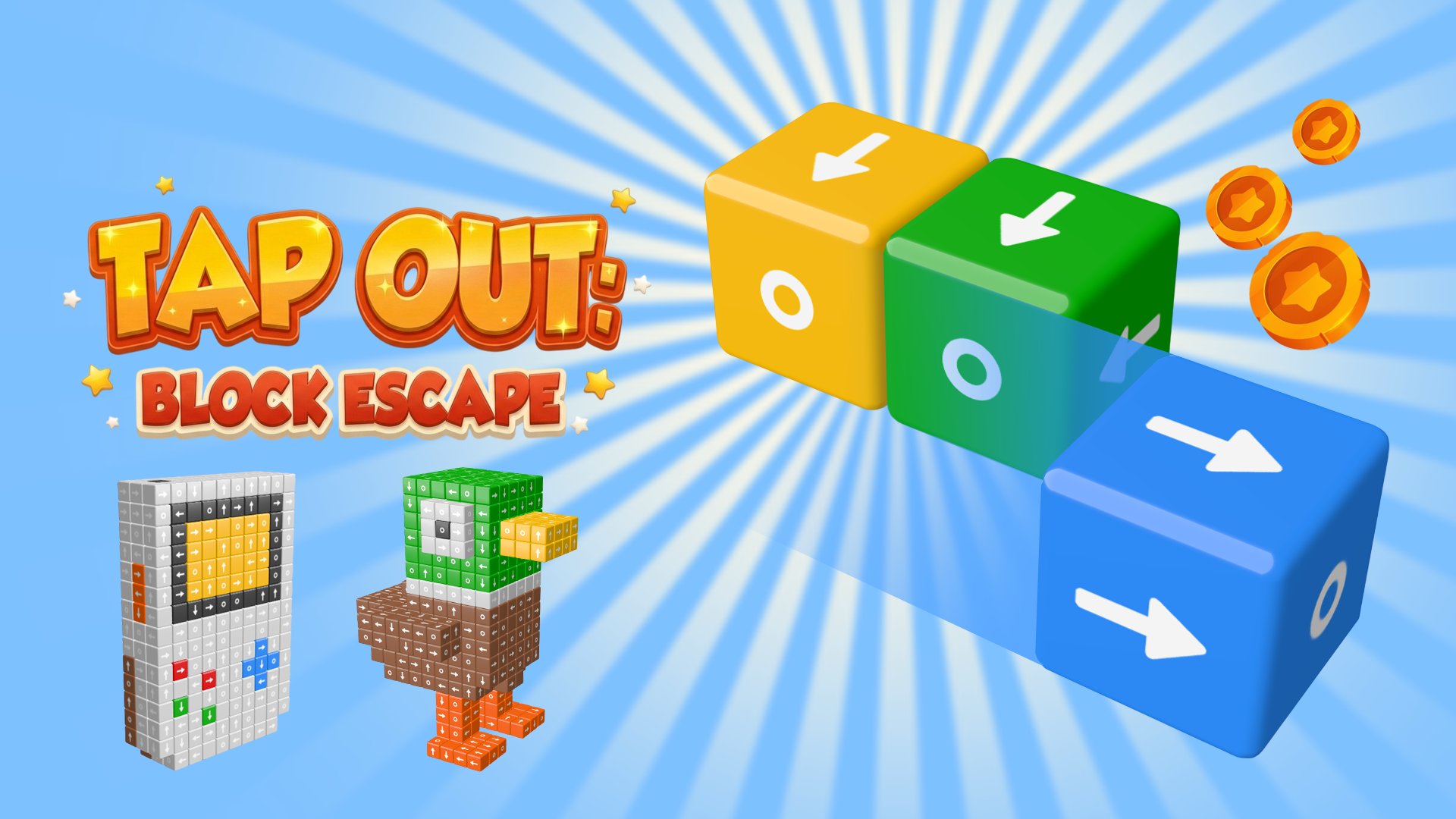 Tap Out: Block Escape 🕹️ Play on CrazyGames