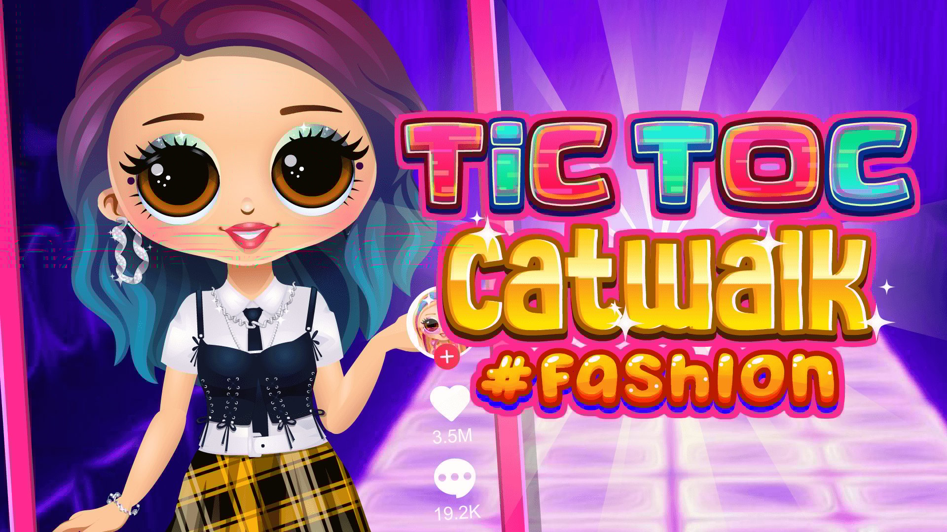 Tictoc Catwalk Fashion 🕹️ Játszd a CrazyGames