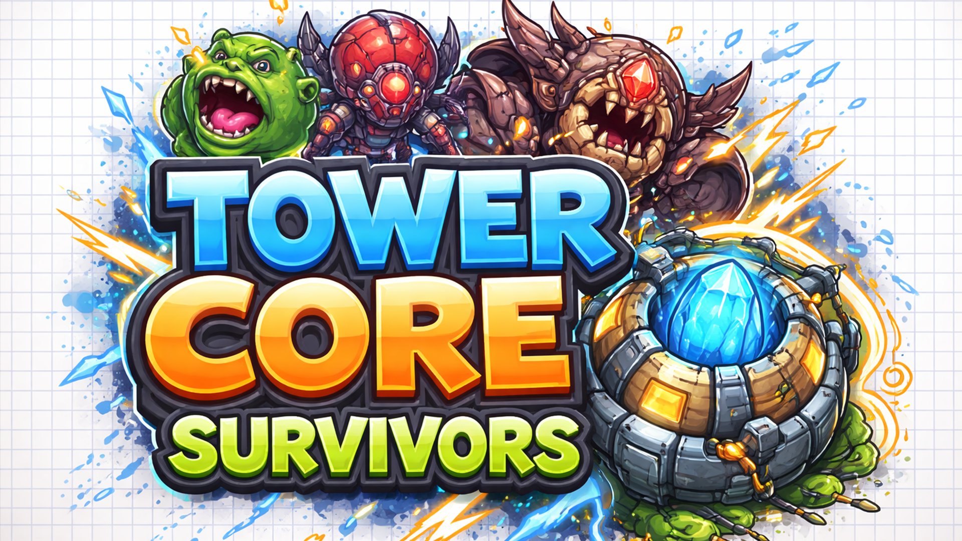 Tower Core Survivors 🕹️ Chơi trên CrazyGames