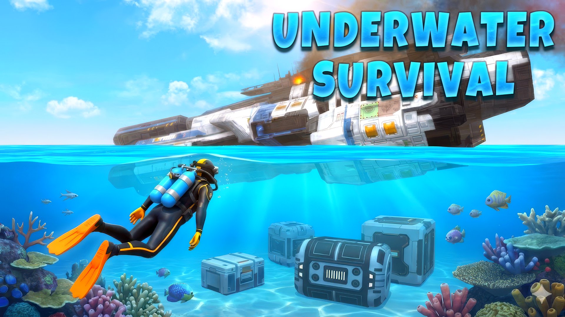 Underwater Survival: Deep Dive 🕹️ Play on CrazyGames