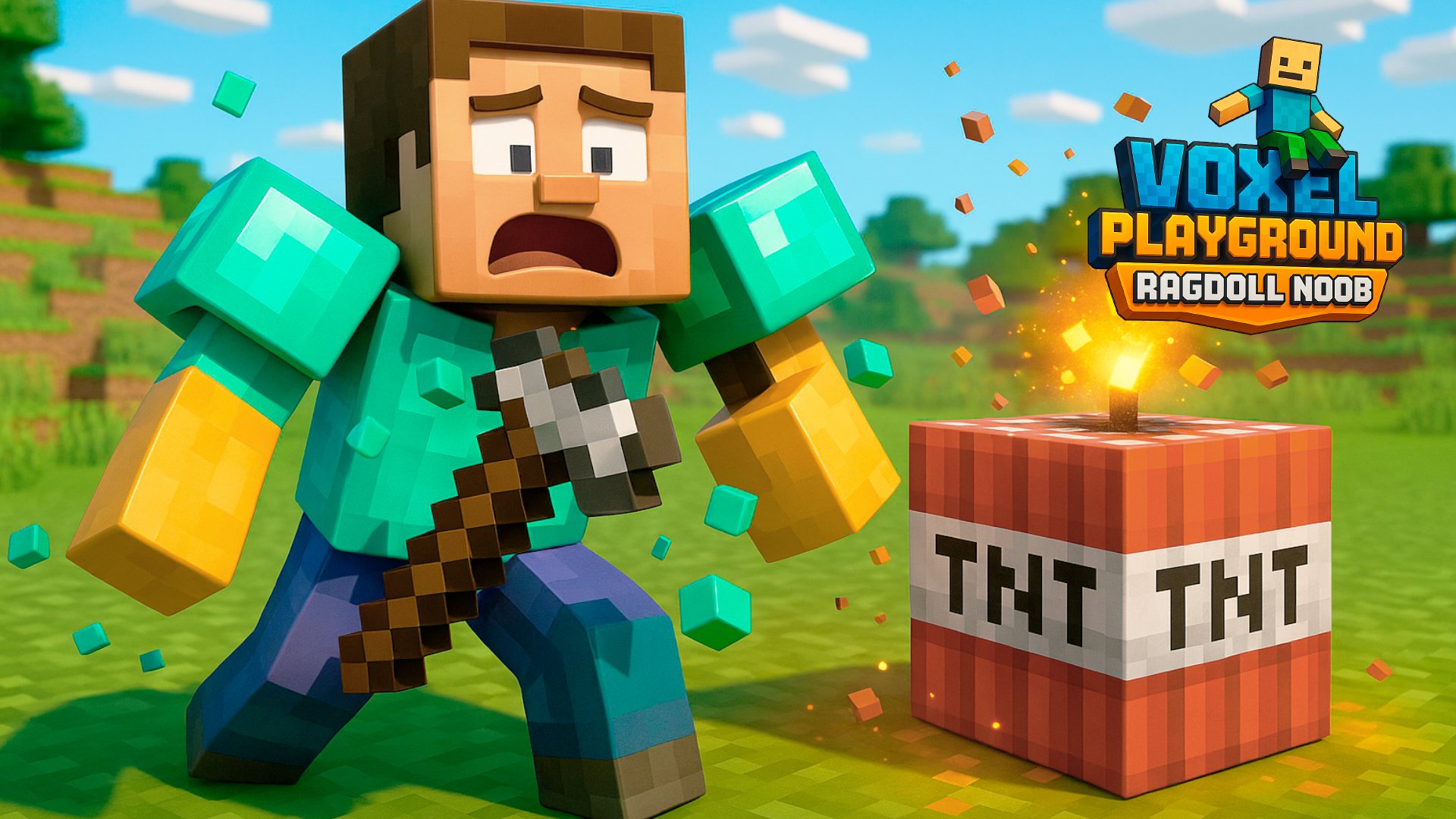 Voxel Playground: Ragdoll Noob 🕹️ Play on CrazyGames