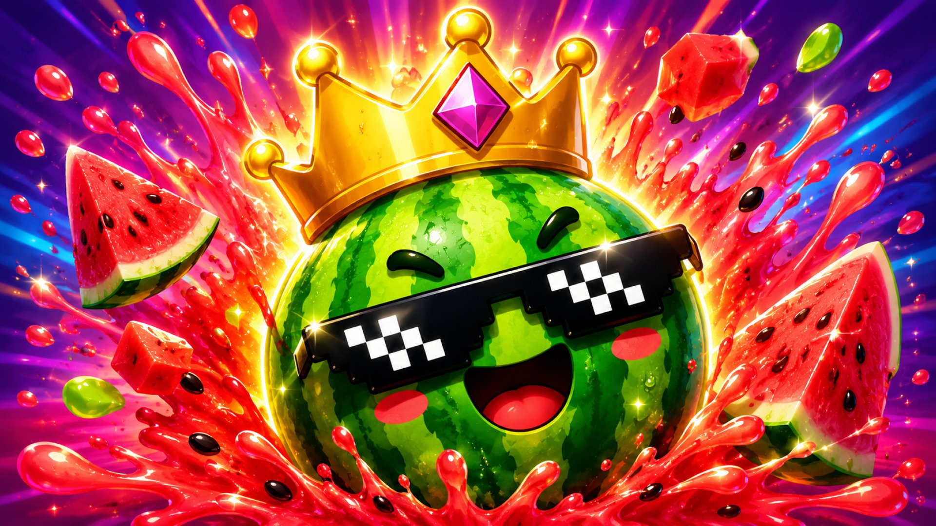Watermelon Fruit Merge Saga 🕹️ Play on CrazyGames