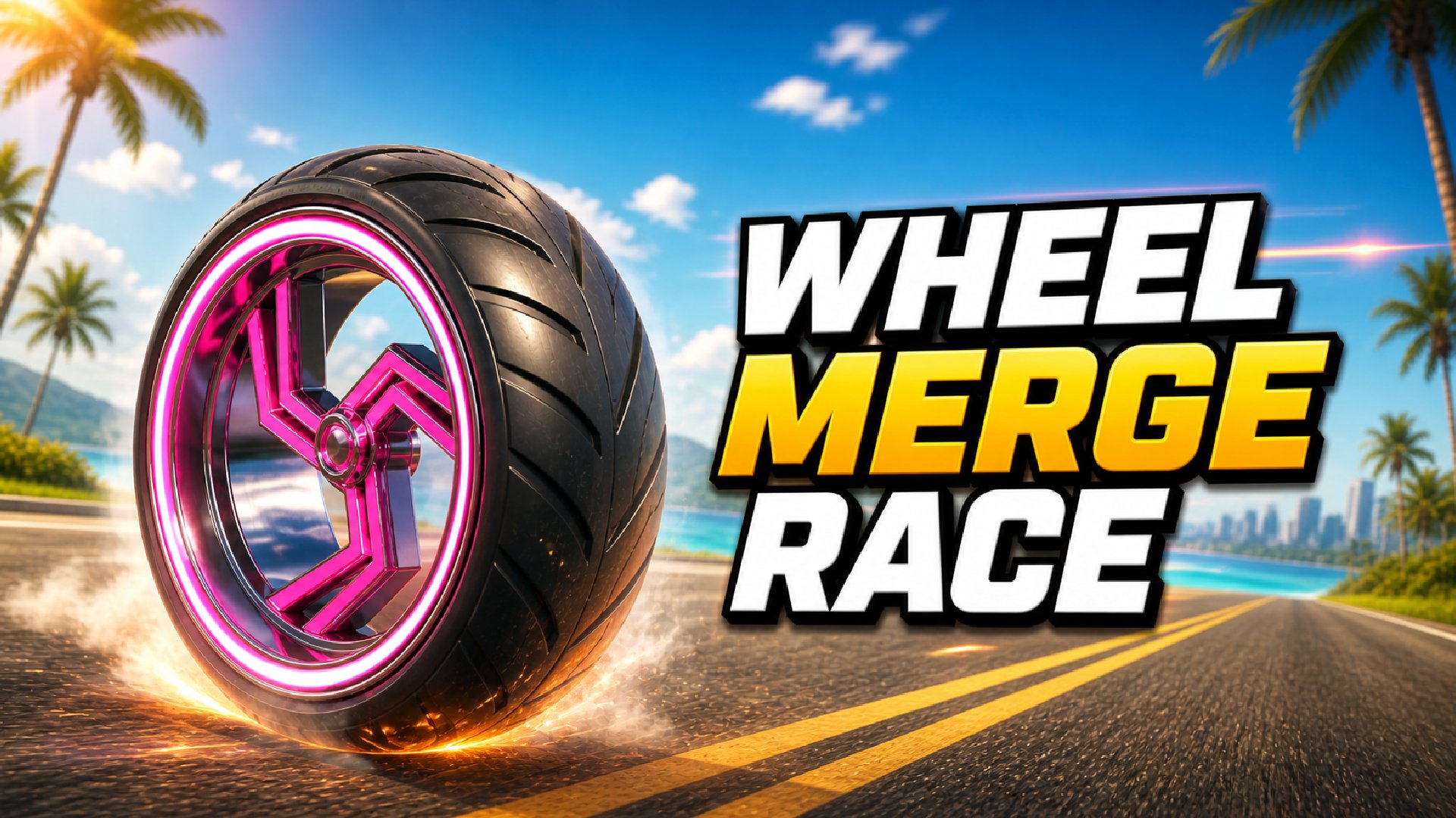 Wheel Merge Race 🕹️ Play on CrazyGames